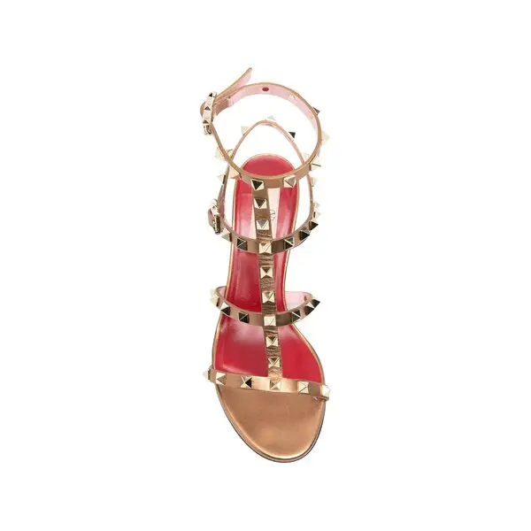Valentino Garavani Rockstud Sandals - Brown