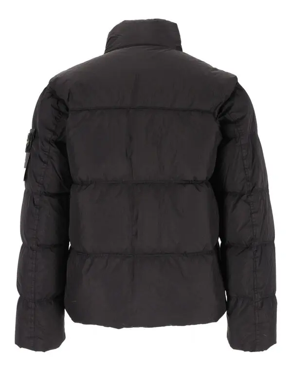 Stone Island Short Down Jacket - Black