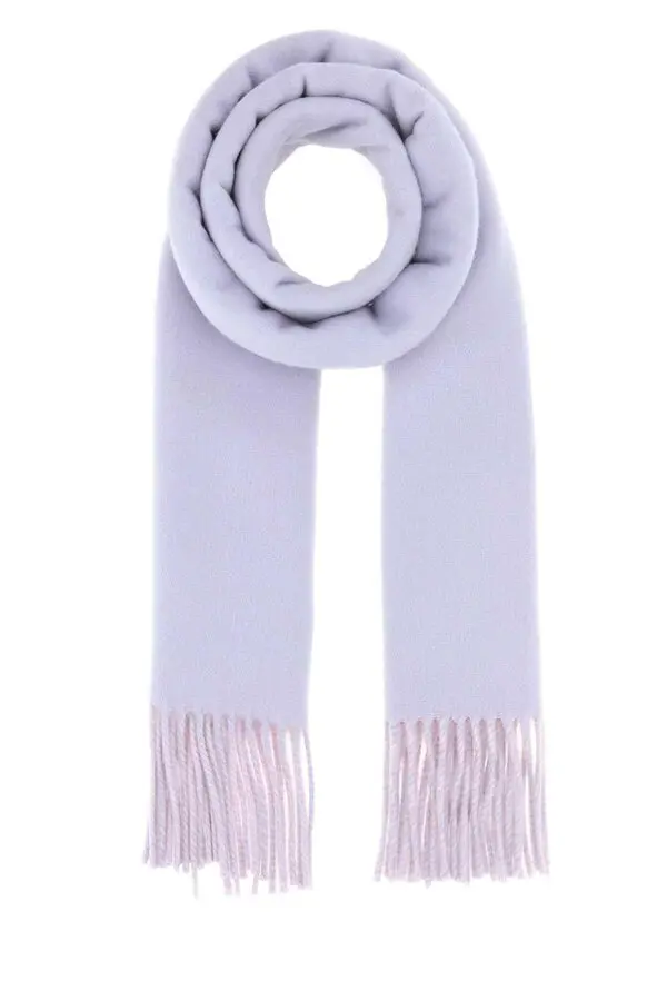 Burberry Lilac Cashmere Reversible Scarf - Purple
