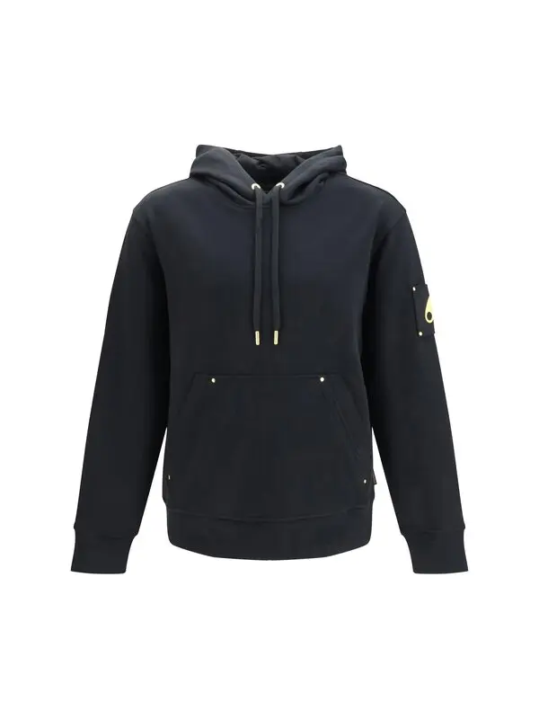 Moose Knuckles Hartsfield Gold Series Zip Up Hoodie - Black