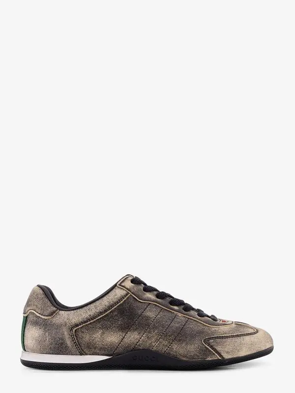 Gucci Shift Delave Leather Sneakers