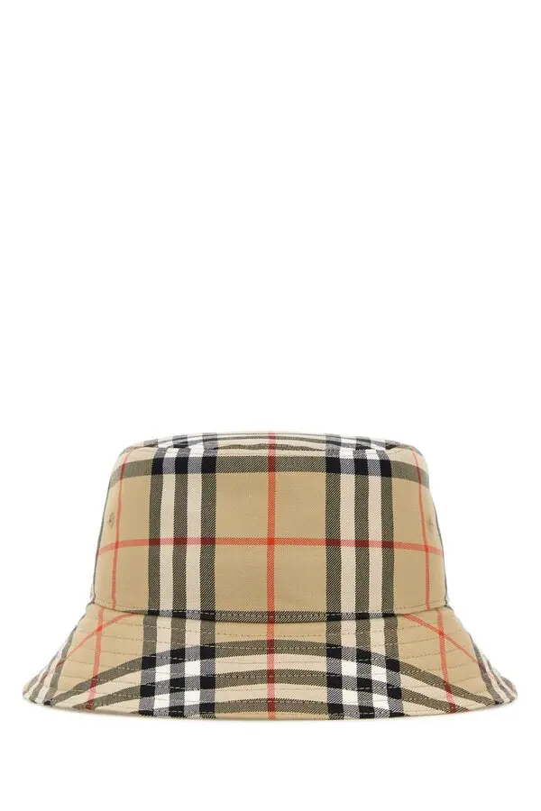 Burberry Embroidered Canvas Bucket Hat
