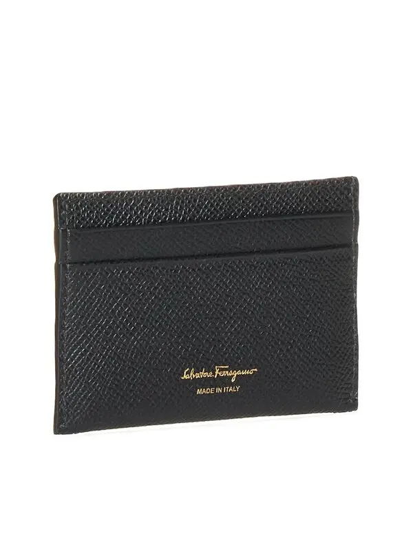 FERRAGAMO Gancini Leather Card Holder - Multicolor