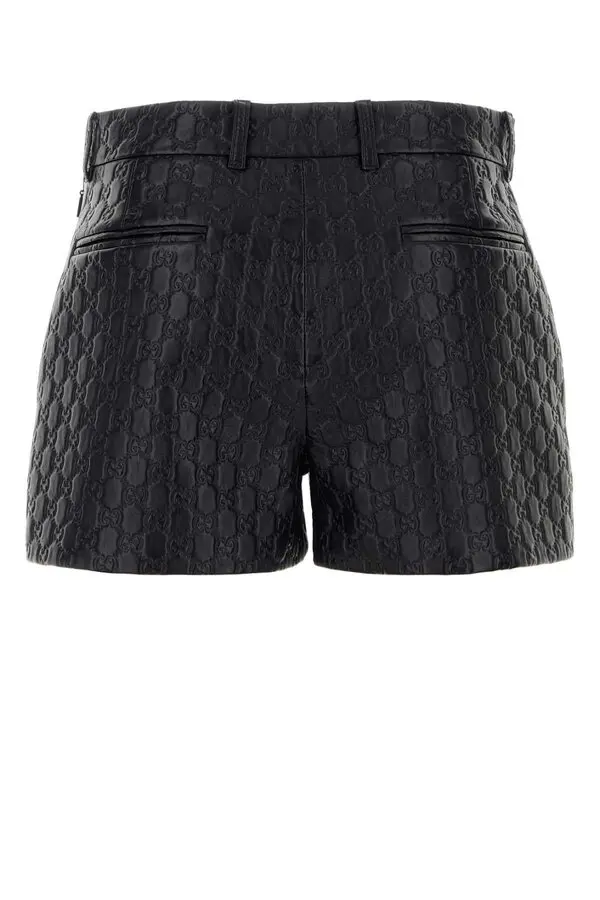 Gucci Leather Shorts