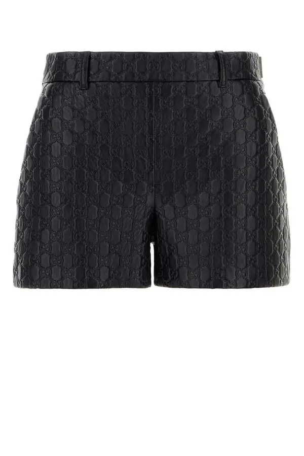 Gucci Leather Shorts