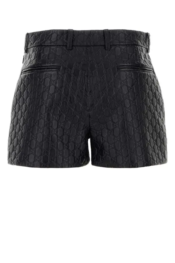 Gucci Leather Shorts