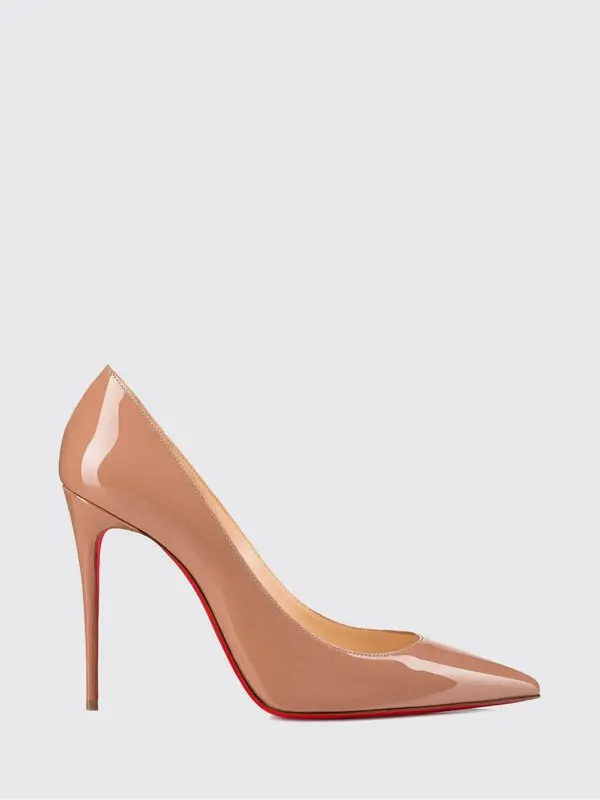 CHRISTIAN LOUBOUTIN So Kate Patent Leather Pumps - Cream
