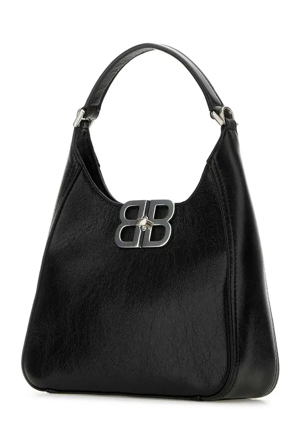 Balenciaga Leather Bb Soft Handbag