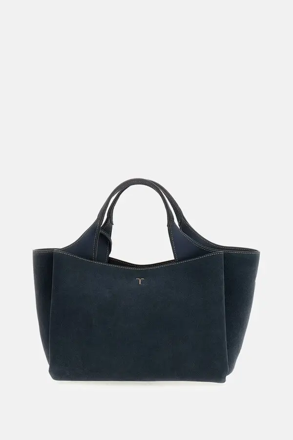 TOD'S Apa 2 Handles Mini Suede Bag - Multicolor
