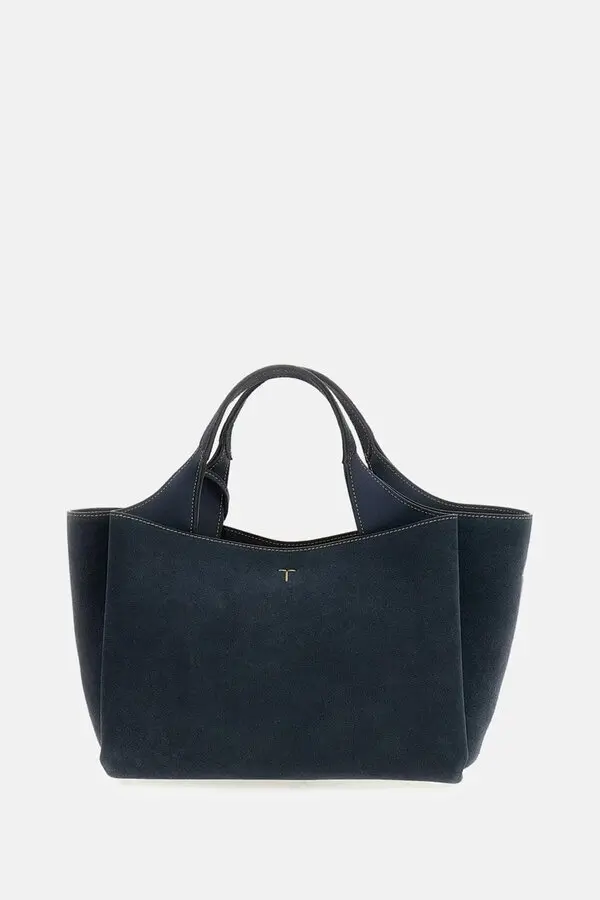 TOD'S Apa 2 Handles Mini Suede Bag - Multicolor