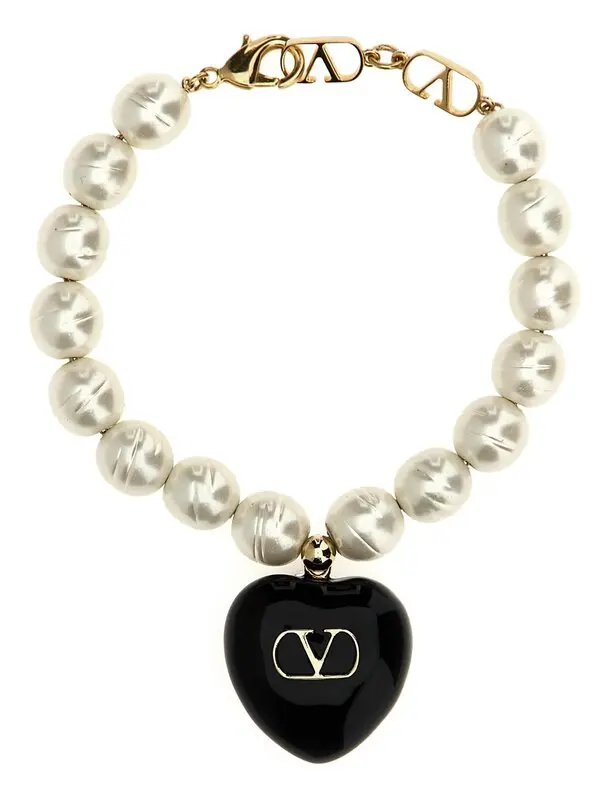 Valentino Garavani Coeur Royal' Bracelet - Black
