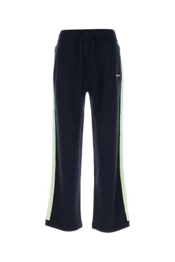 Casablanca Navy Wool Pant - Blue
