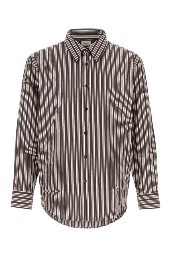 Saint Laurent Embroidered Poplin Shirt - Multicolor