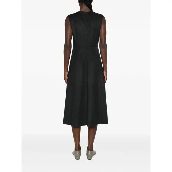 Max Mara Sleeveless A-line Midi Dress