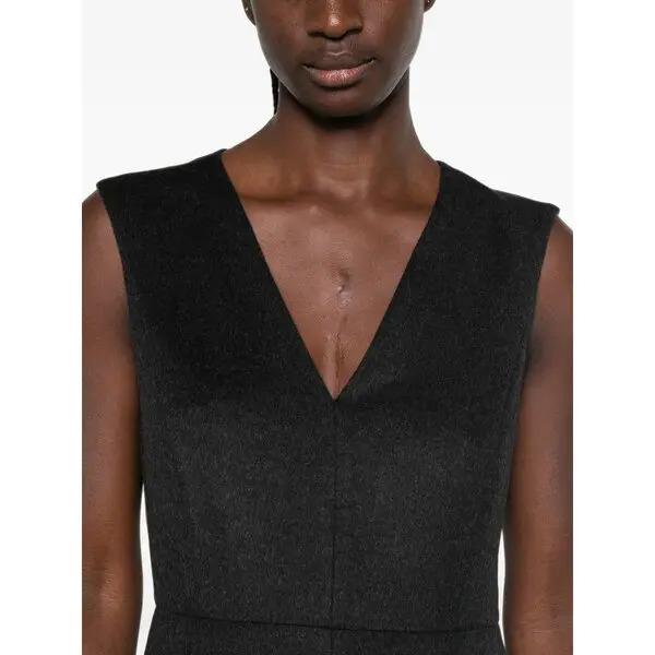 Max Mara Sleeveless A-line Midi Dress