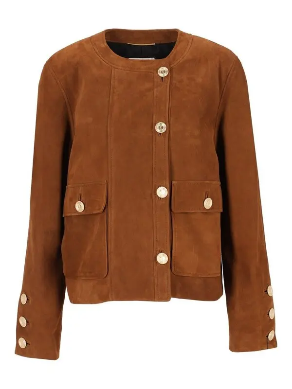 Saint Laurent Short Suede Jacket