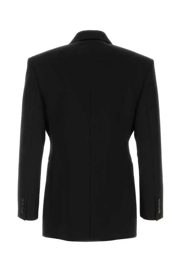 Saint Laurent Veste Croise'e Grain De Poudre