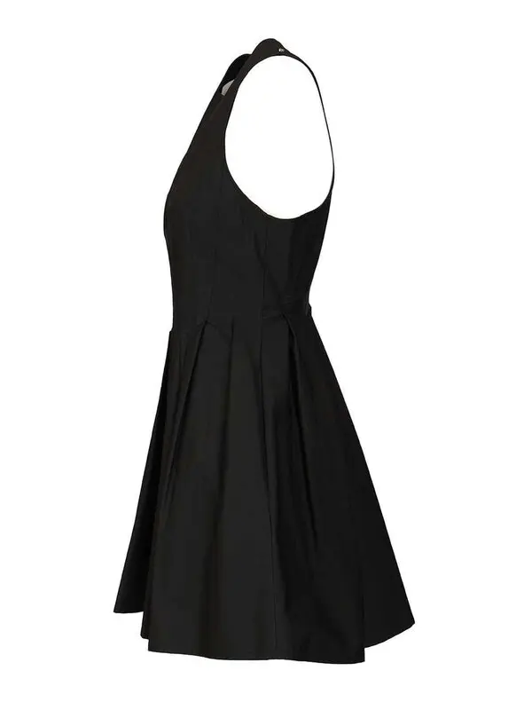 Sportmax Ara Sleeveless Washed Cotton Mini Dress