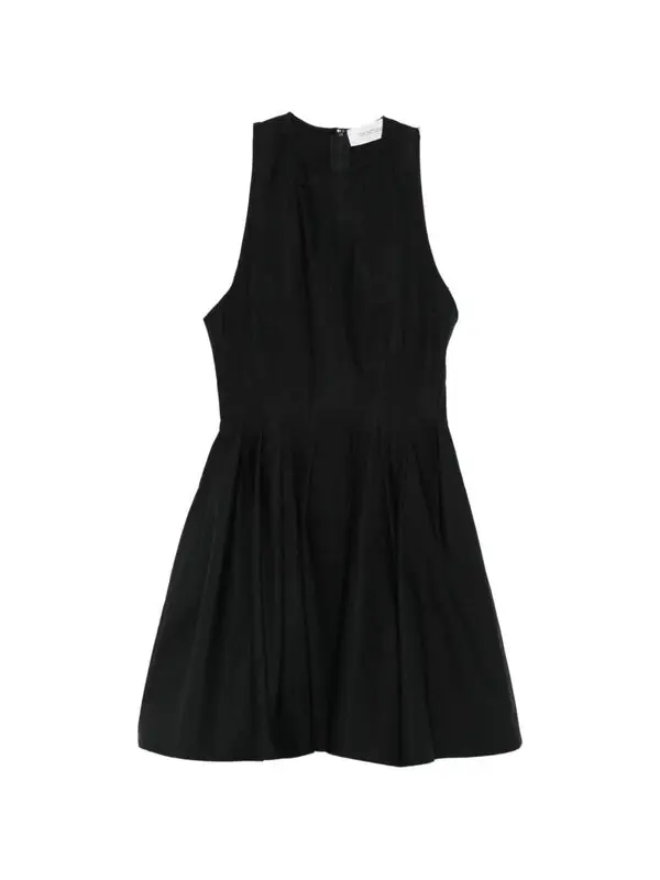 Sportmax Ara Sleeveless Washed Cotton Mini Dress