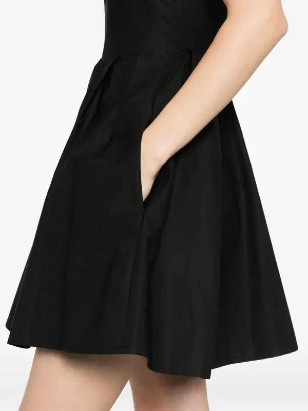 Sportmax Ara Sleeveless Washed Cotton Mini Dress