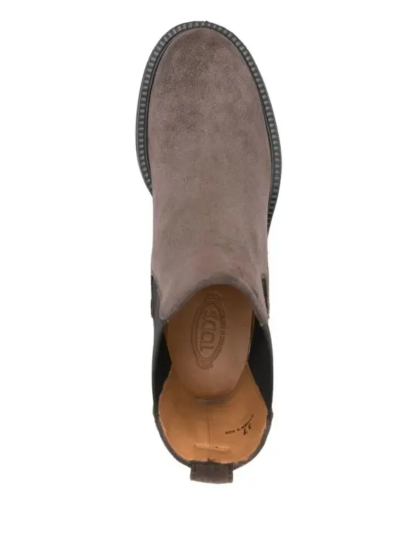 TOD'S Suede Ankle Boots - Brown