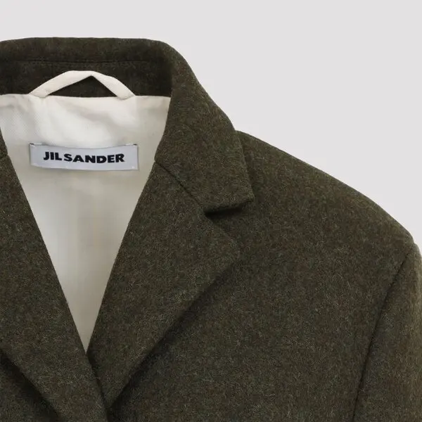 JIL SANDER Slim Straight Knee-lenght Coat