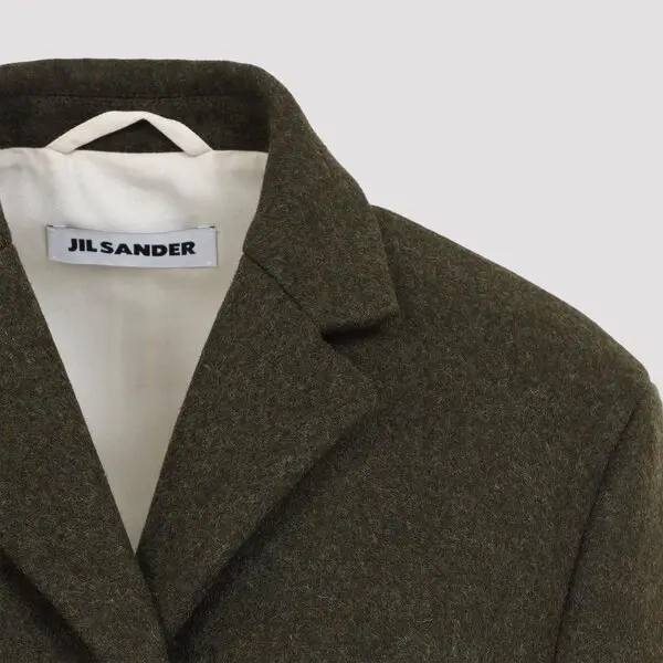 JIL SANDER Slim Straight Knee-lenght Coat