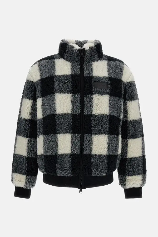 Givenchy Checked Fleece Blouson - Multicolor