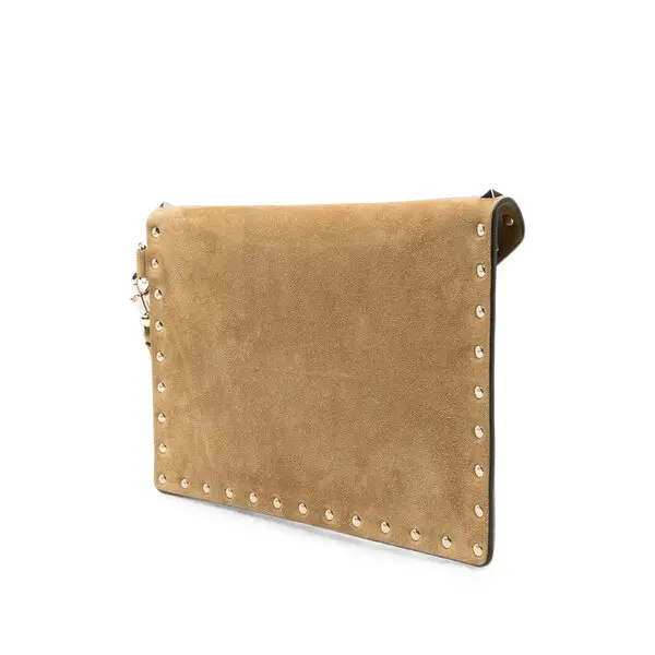 Valentino Garavani Neutrals Clutch Bags - Cream