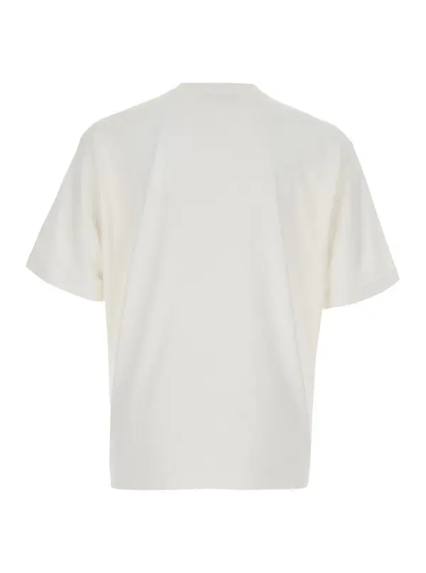 Stone Island Crew Neck Heavyweight T-shirt With Crew Neck And Short Sleeves In Cotton For - White