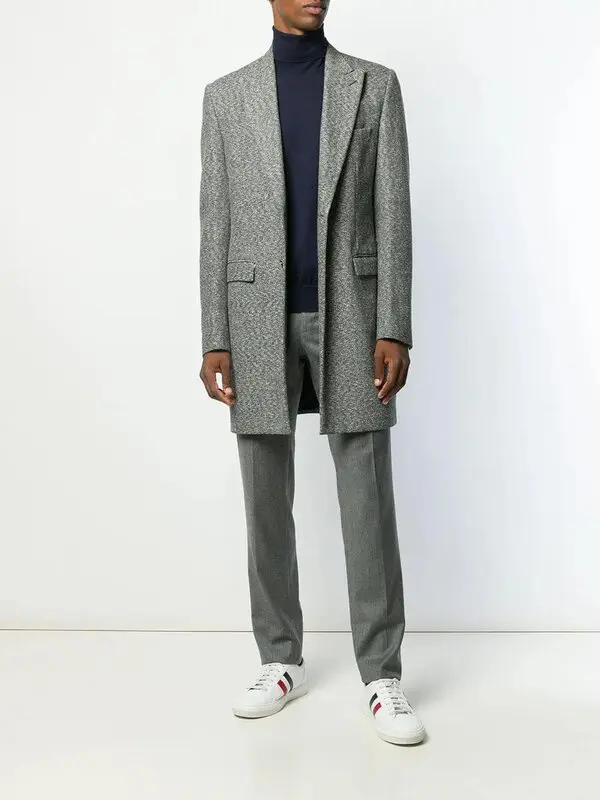 Brunello Cucinelli Wool Blend Turtleneck Sweater - Blue