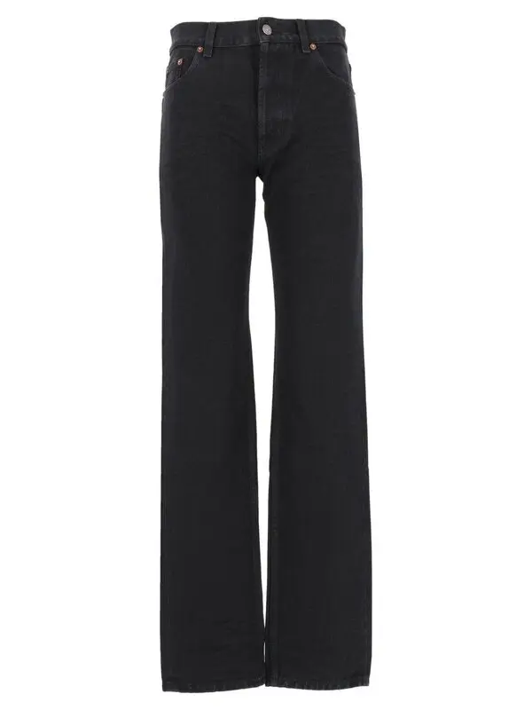 Saint Laurent Straight Jeans - Black