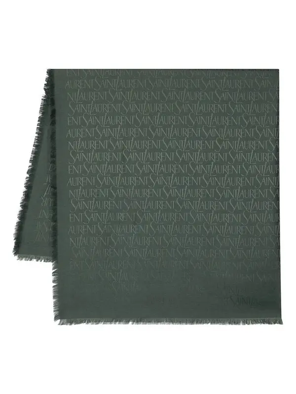 Saint Laurent Sciarpa Jacquard