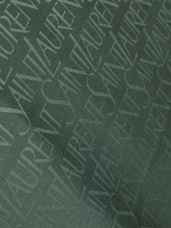 Saint Laurent Sciarpa Jacquard - Green