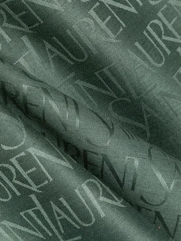 Saint Laurent Sciarpa Jacquard - Green