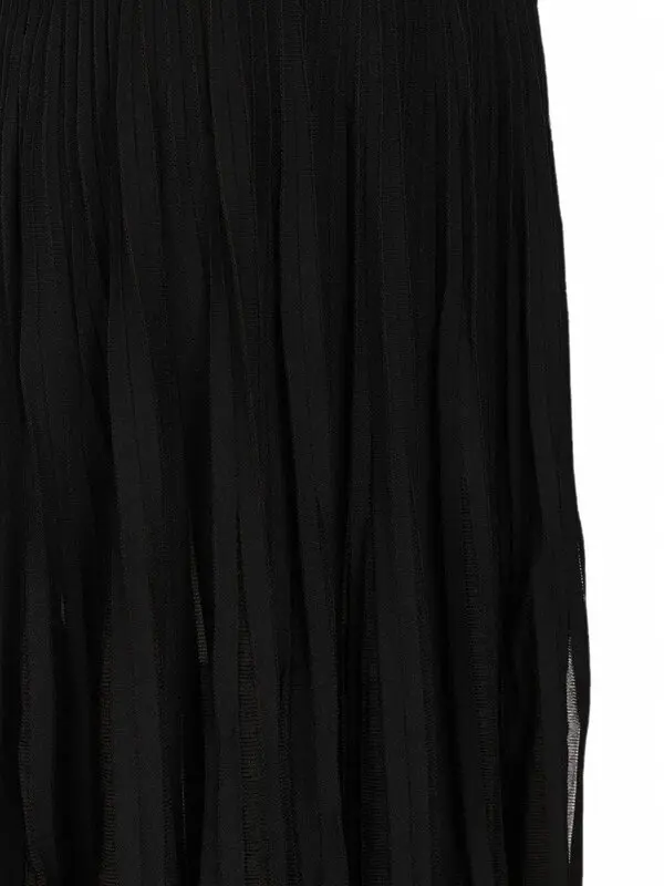 Alaïa Pleated Sheer Dress