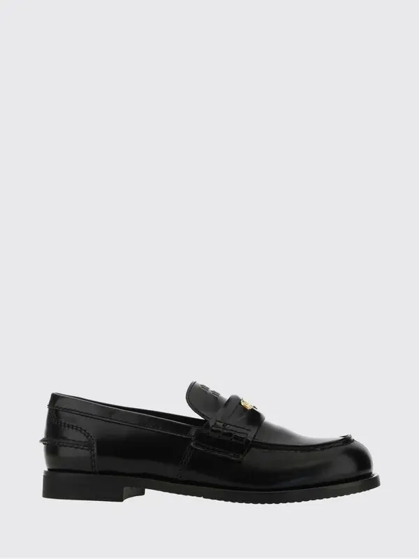 Miu Miu Calf Leather Loafer - Black