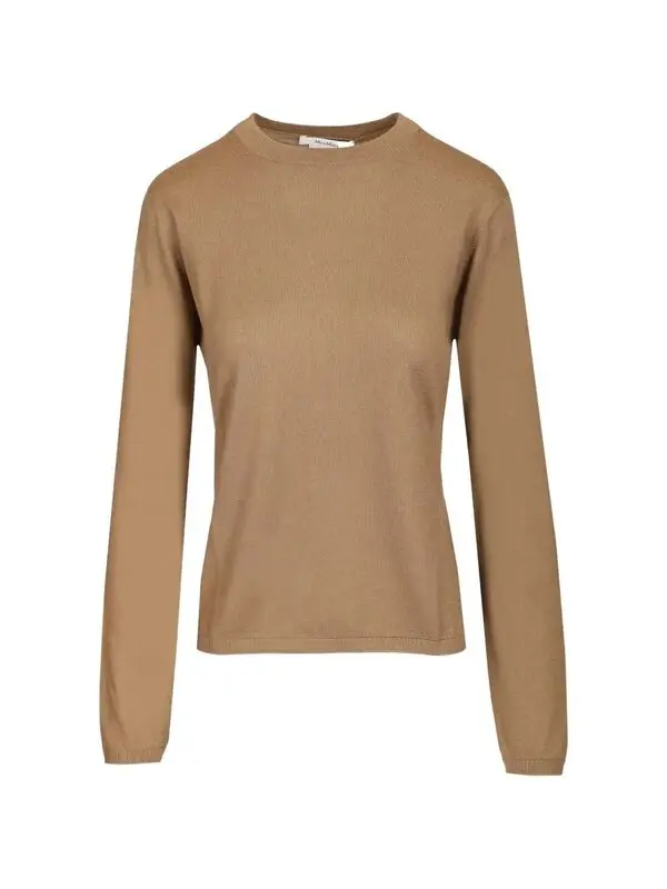 Max Mara Cashmere Crew Neck Sweater - Brown