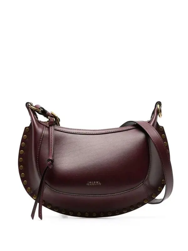 Isabel Marant Étoile Oskan Moon Studded Shoulder Bag - Red