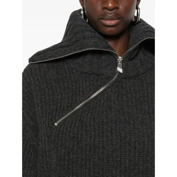 Attico Knitwear Jumpers - Gray