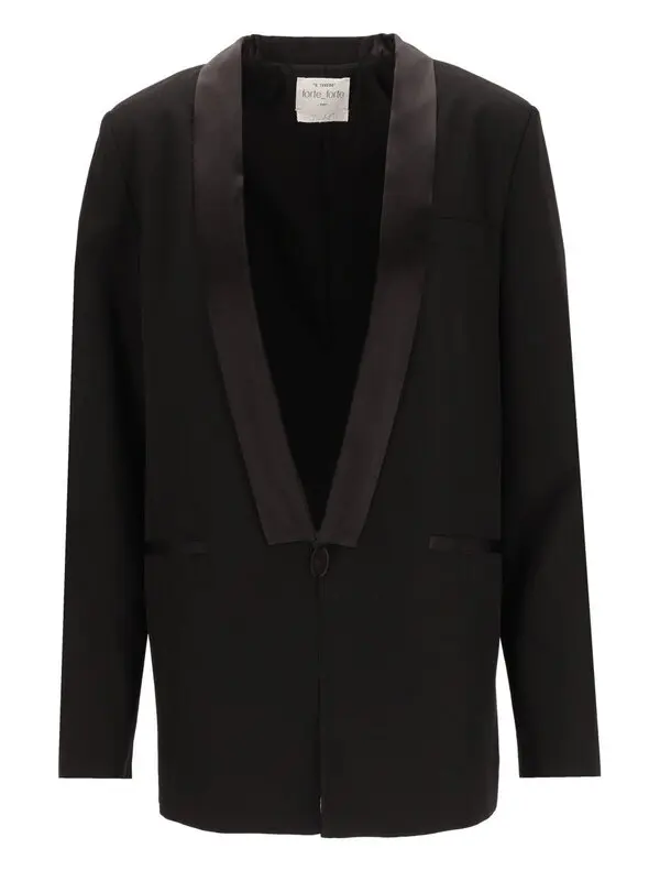 FORTE_FORTE Tuxedo Jacket