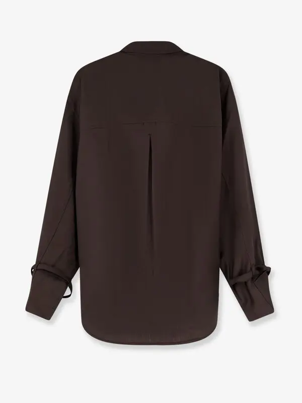 TOTEME Tie-cuff Wool Shirt