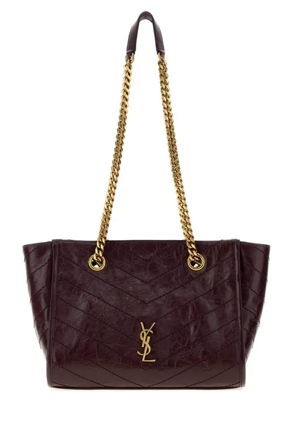 Saint Laurent Leather Small Niki Shoulder Bag - Red
