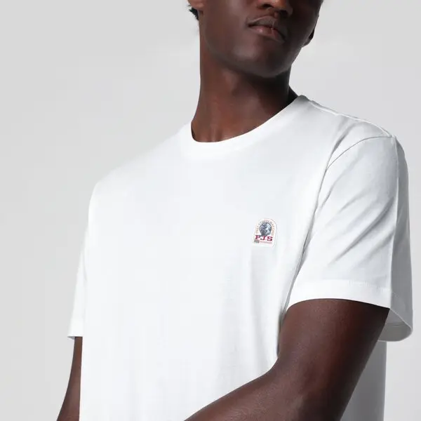 PARAJUMPERS Cotton T-shirt With Logo Patch