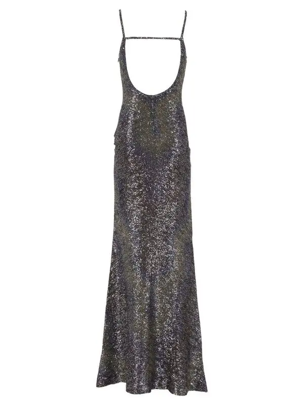 Missoni Sequin Lamé Viscose Blend Long Dress - Multicolor