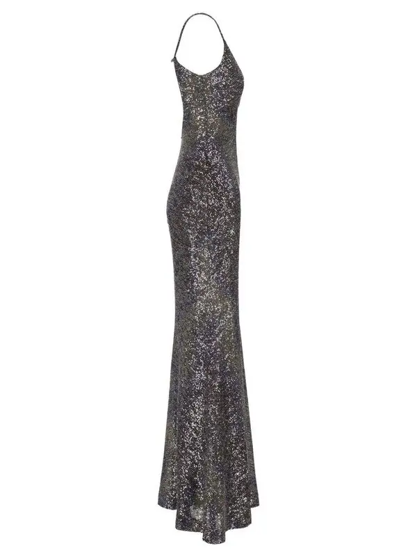 Missoni Sequin Lamé Viscose Blend Long Dress - Multicolor