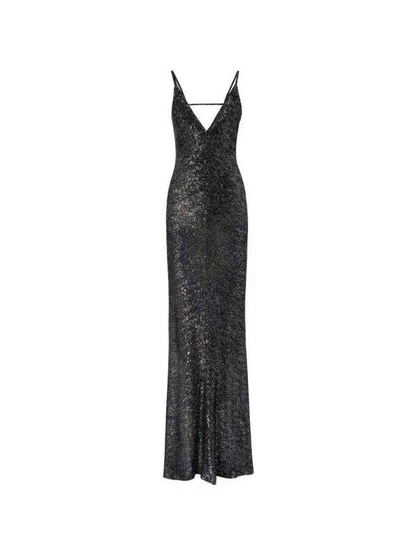 Missoni Sequin Lamé Viscose Blend Long Dress - Multicolor