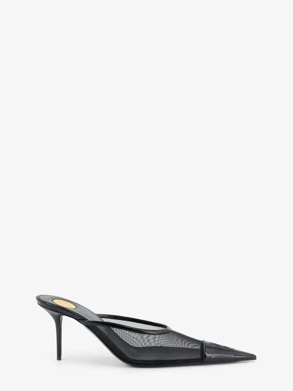 Saint Laurent Renee Mesh Pump With Cassandre Toe - Multicolor