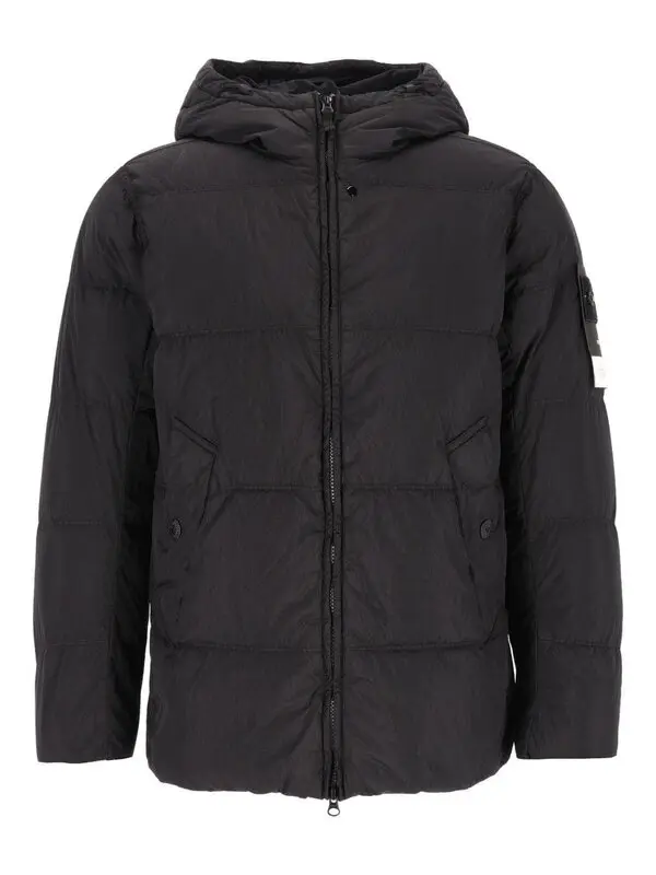 Stone Island Down Jacket - Black