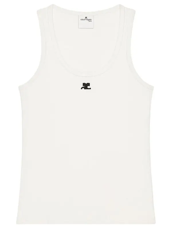 COURREGES 90`s Rib Tank Top